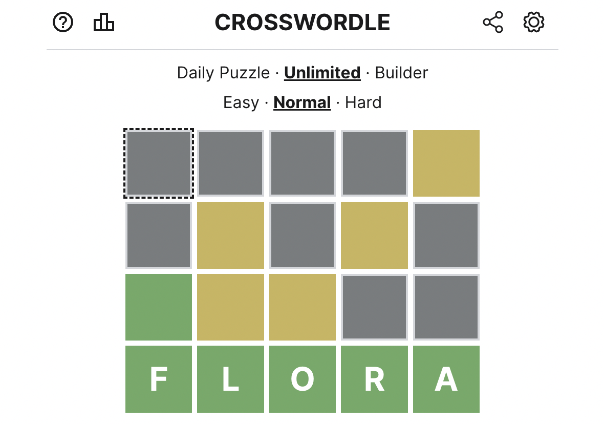 Crosswordle - Wordle And Sudoku Combined