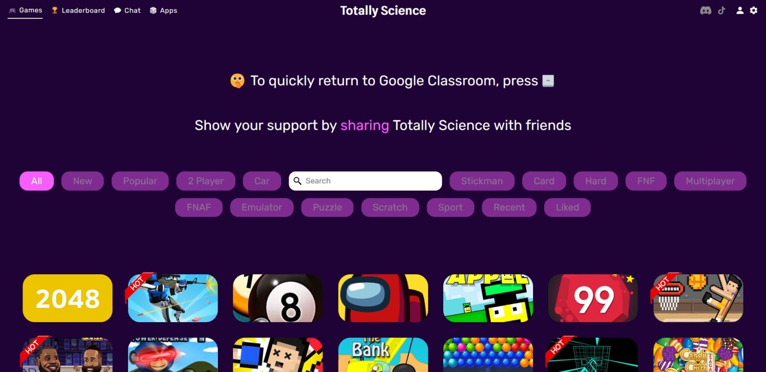 Totally Science - How Students Are Secretly Playing Video Games At School