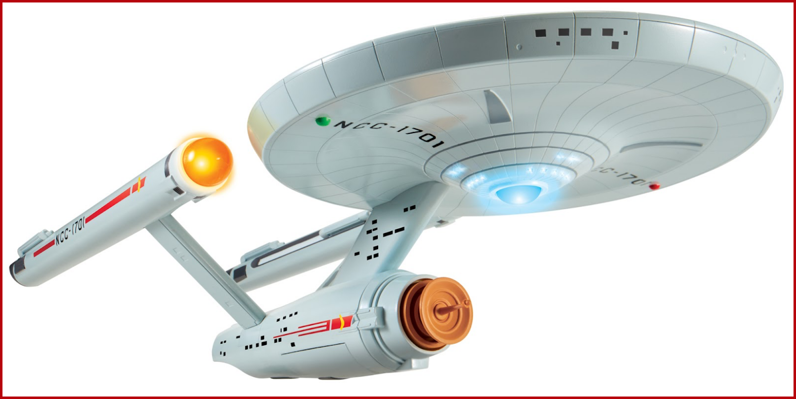 Playmates' Classic Star Trek Enterprise Toy: Unboxing And Review