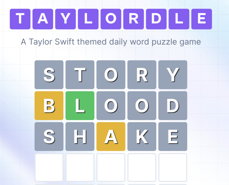 Taylordle - Wordle For Swifties?